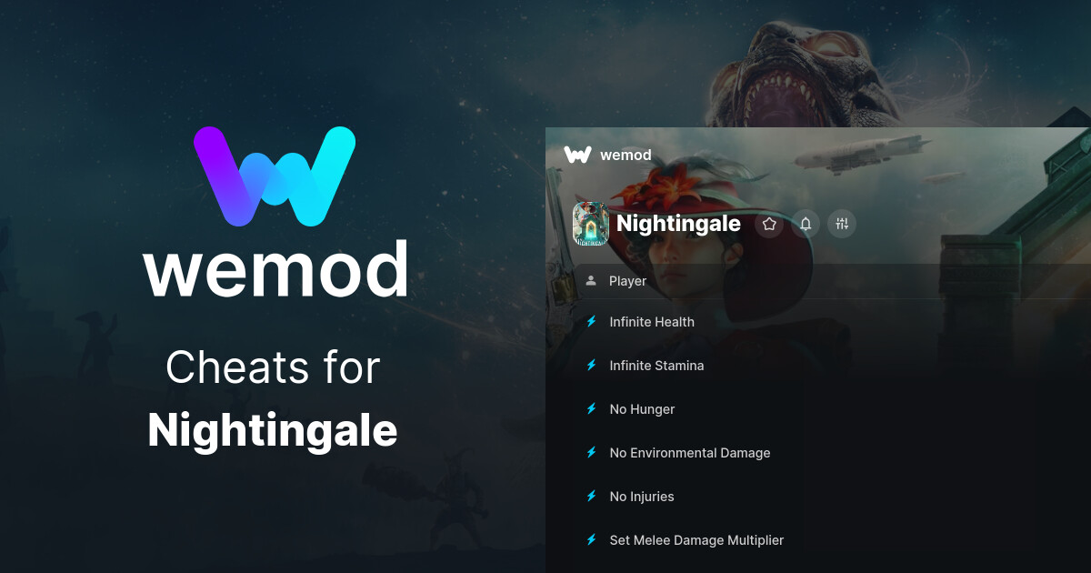 Nightingale Cheats & Trainers for PC | WeMod