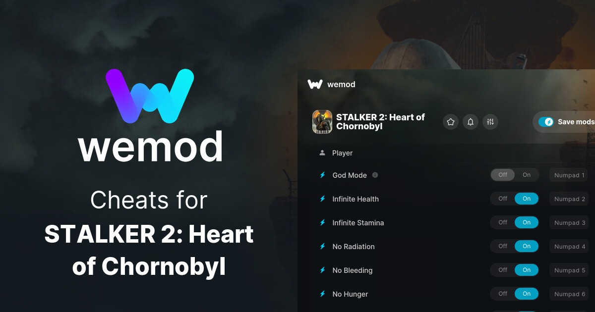 STALKER 2: Heart of Chornobyl Cheats, Trainers and Maps for PC | WeMod