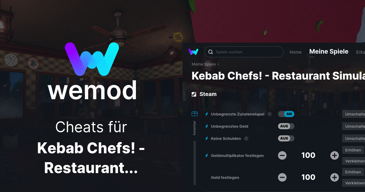 Kebab Chefs! - Restaurant Simulator Cheats & Trainer für PC | WeMod