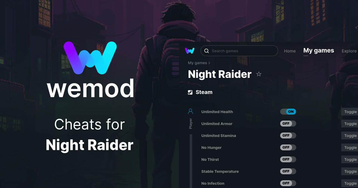 Night Raider Cheats & Trainers for PC | WeMod
