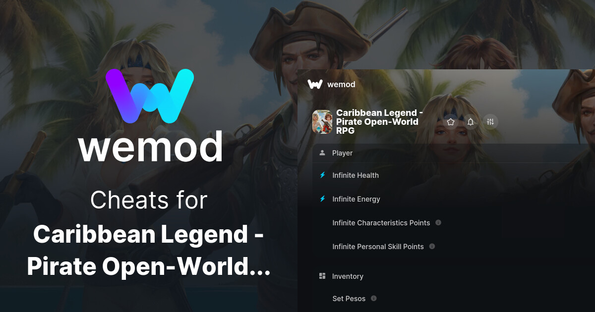Caribbean Legend - Pirate Open-World RPG Cheats & Trainers for PC | WeMod