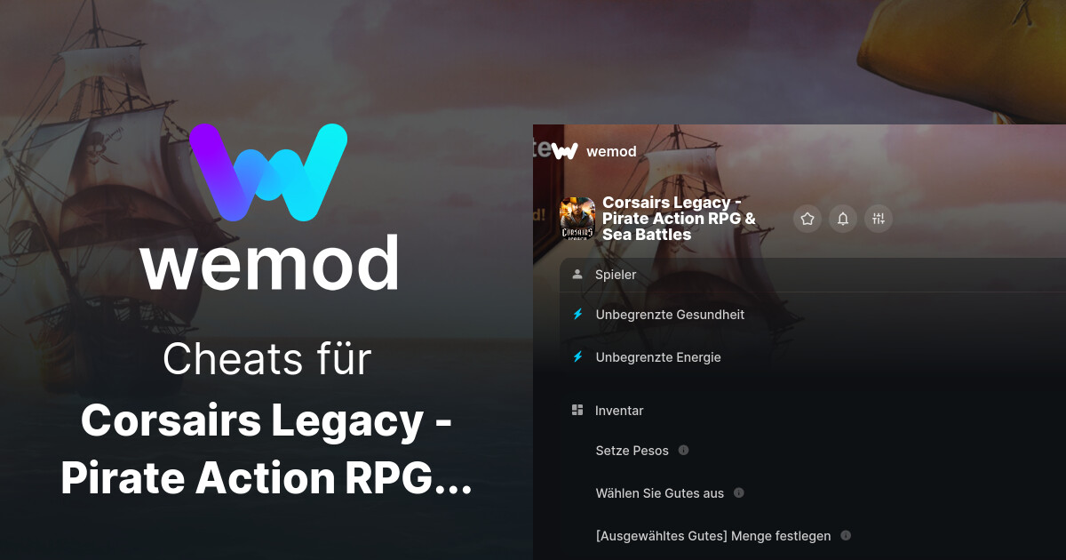 Corsairs Legacy - Pirate Action RPG & Sea Battles Errungenschaften für Steam - WeMod