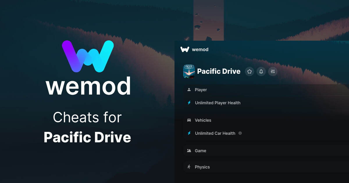 Pacific Drive Cheats & Trainers for PC | WeMod