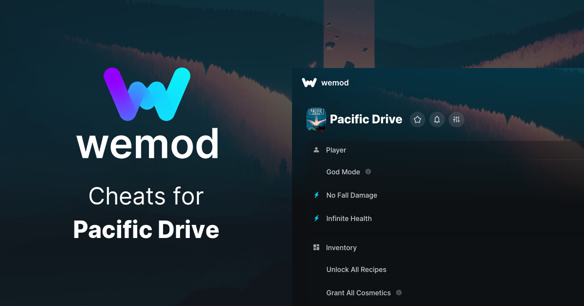 Pacific Drive Cheats & Trainers for PC | WeMod