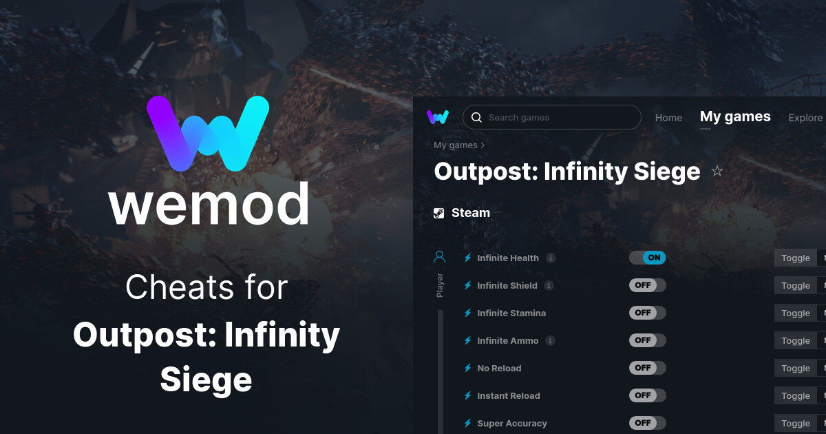 Outpost: Infinity Siege Cheats & Trainers for PC | WeMod