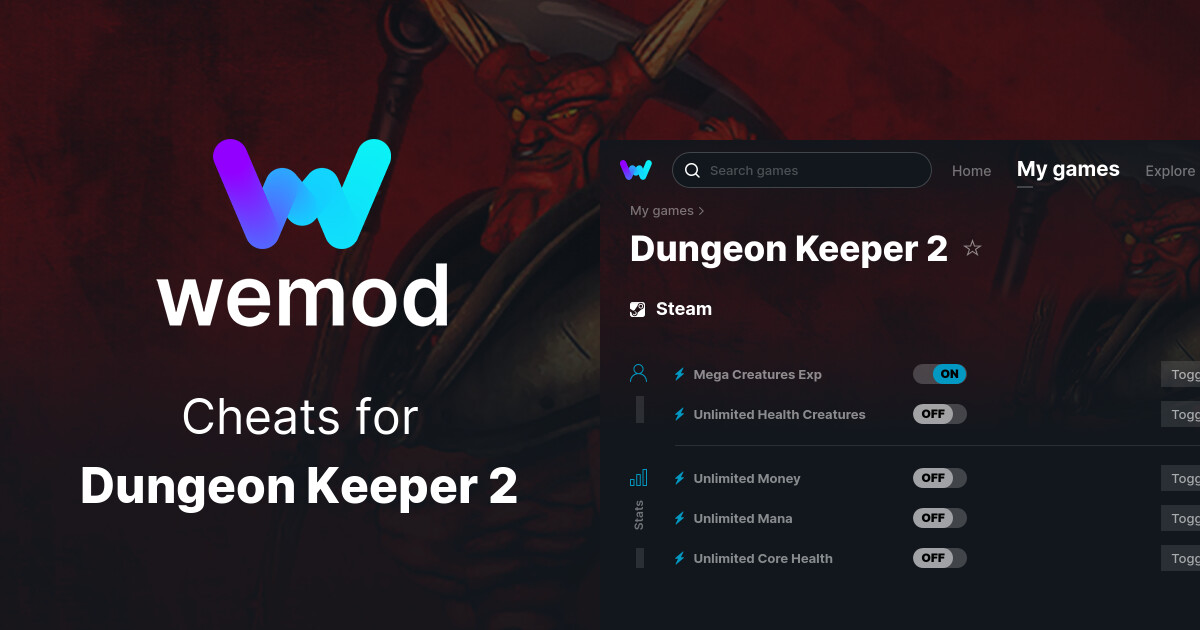 Dungeon Keeper 2 Cheats & Trainers for PC | WeMod