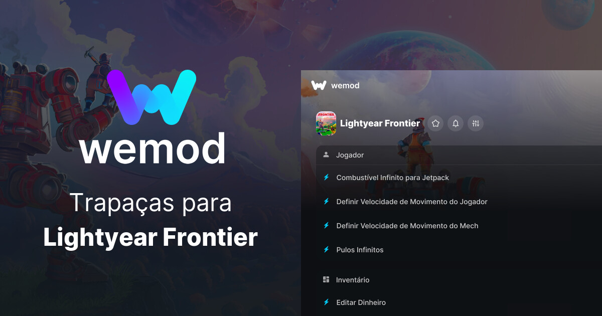 Trapaças e treinadores do Lightyear Frontier para PC | WeMod