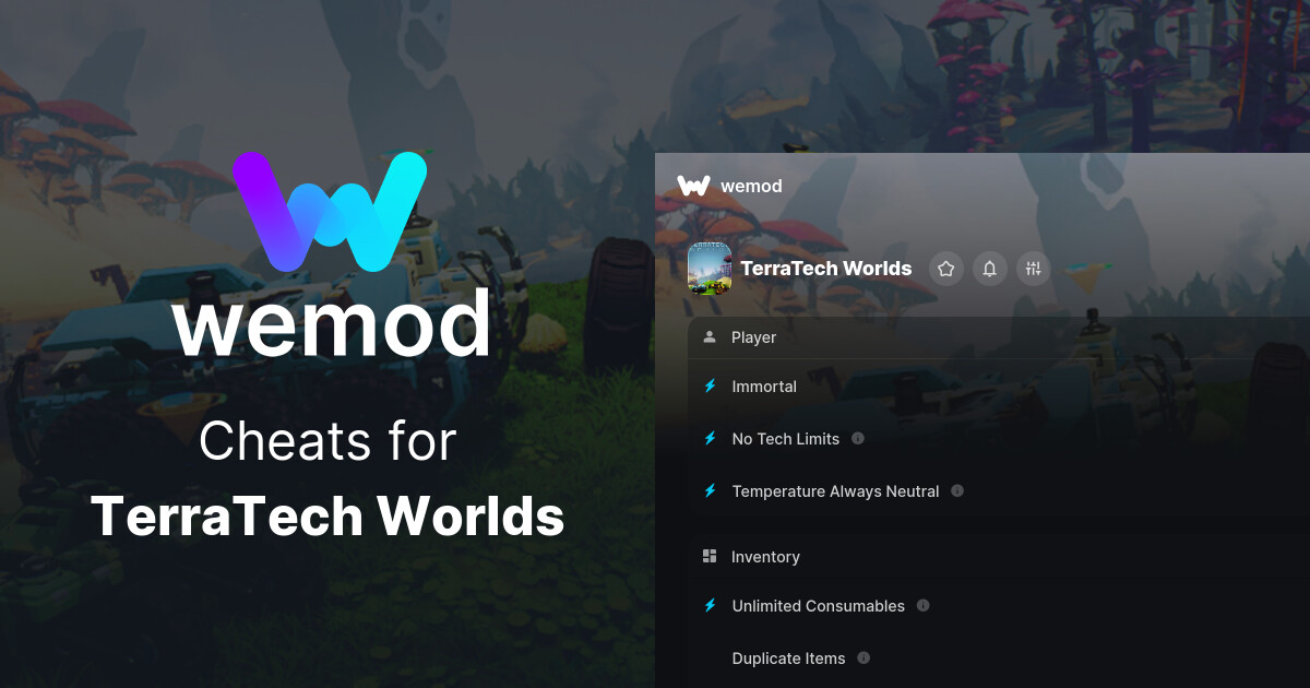 TerraTech Worlds Cheats & Trainers for PC | WeMod