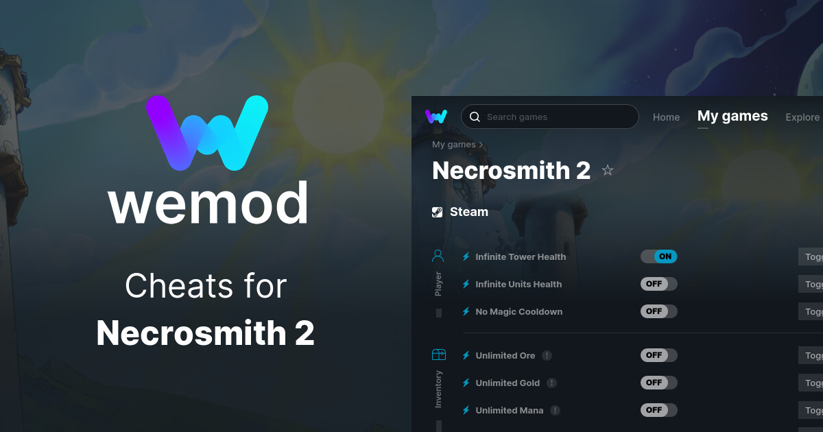 Necrosmith 2 Cheats & Trainers for PC | WeMod