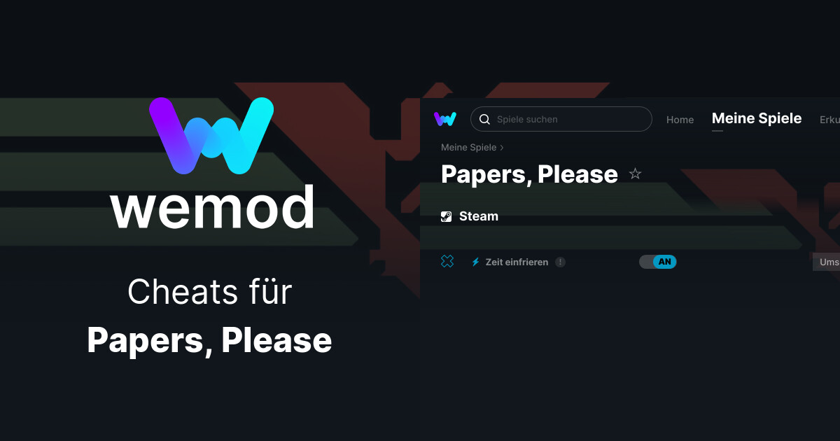Papers, Please Cheats & Trainer für PC | WeMod