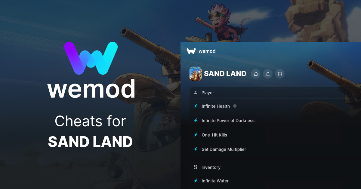 SAND LAND Cheats & Trainers for PC | WeMod