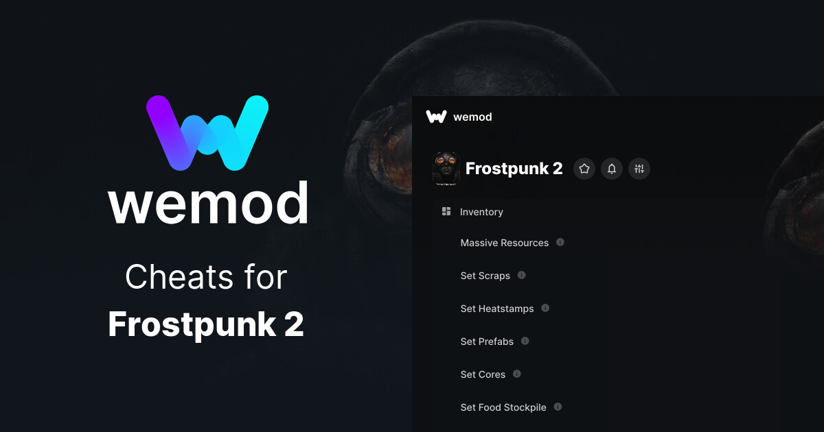 Frostpunk 2 Cheats & Trainers for PC | WeMod