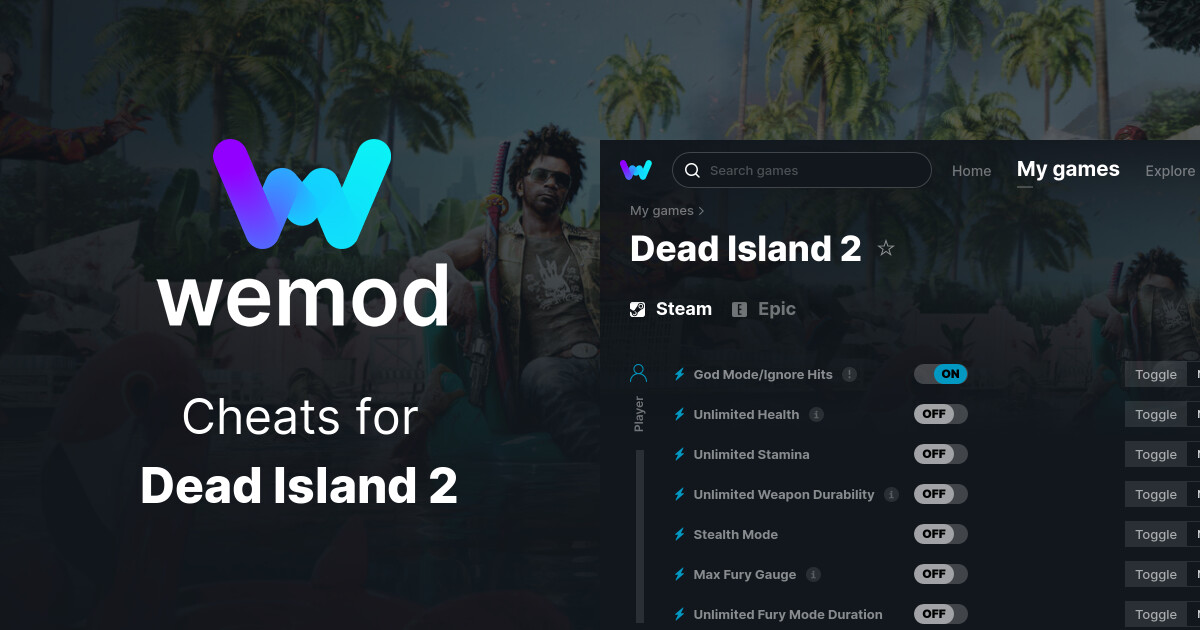 Dead Island 2 Cheats & Trainers for PC | WeMod