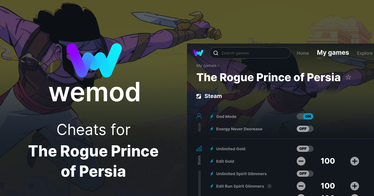 The Rogue Prince of Persia Cheats & Trainers for PC | WeMod