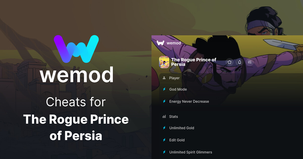 The Rogue Prince of Persia Cheats & Trainers for PC | WeMod