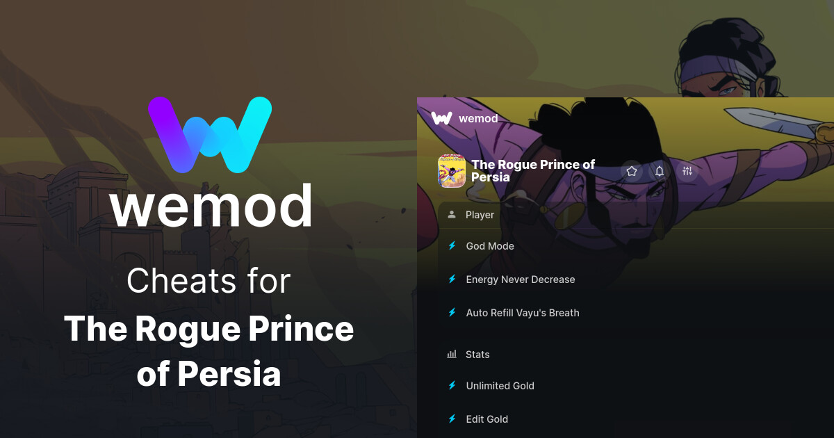 The Rogue Prince of Persia Cheats & Trainers for PC | WeMod