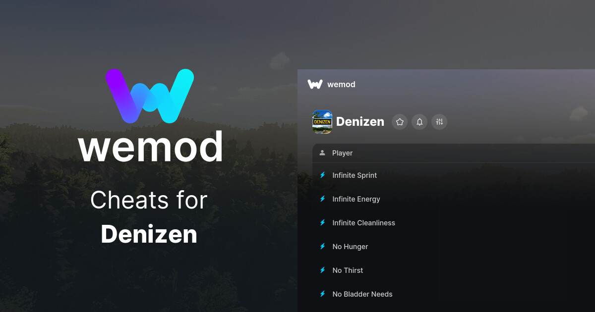 Denizen Cheats & Trainers for PC | WeMod