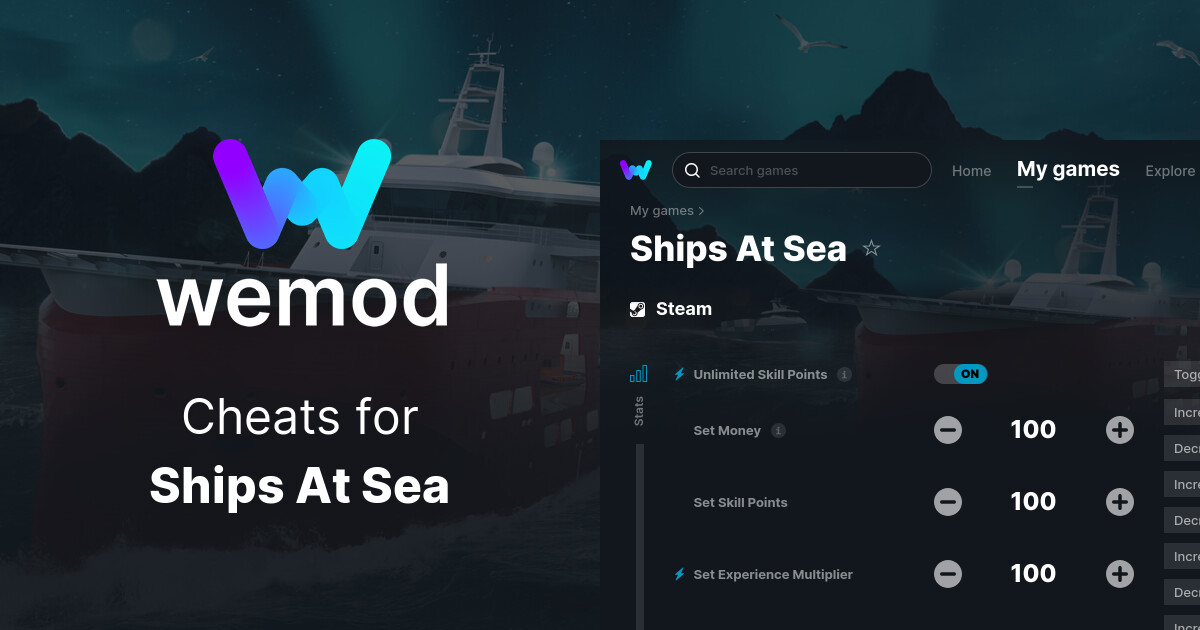 Ships At Sea Cheats & Trainers for PC | WeMod