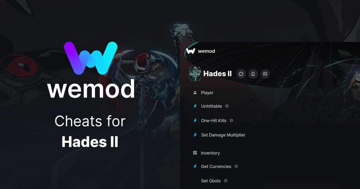 Hades II Cheats & Trainers for PC | WeMod