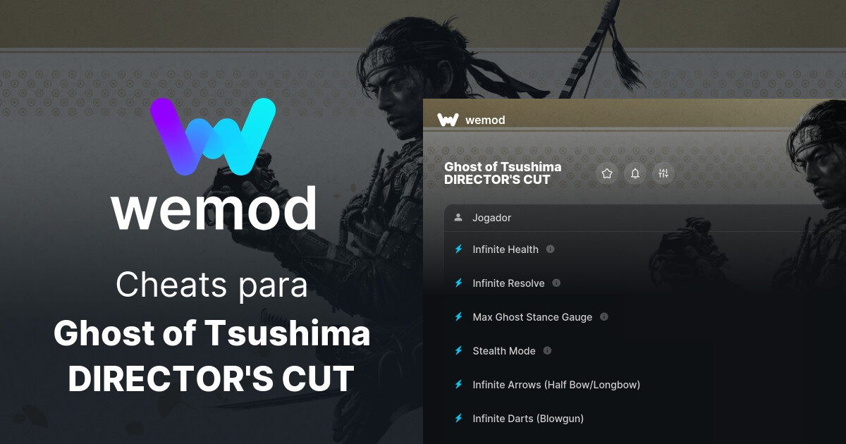 Ghost of Tsushima DIRECTOR'S CUT Vantagens, Trainadores e Mapas para PC ...