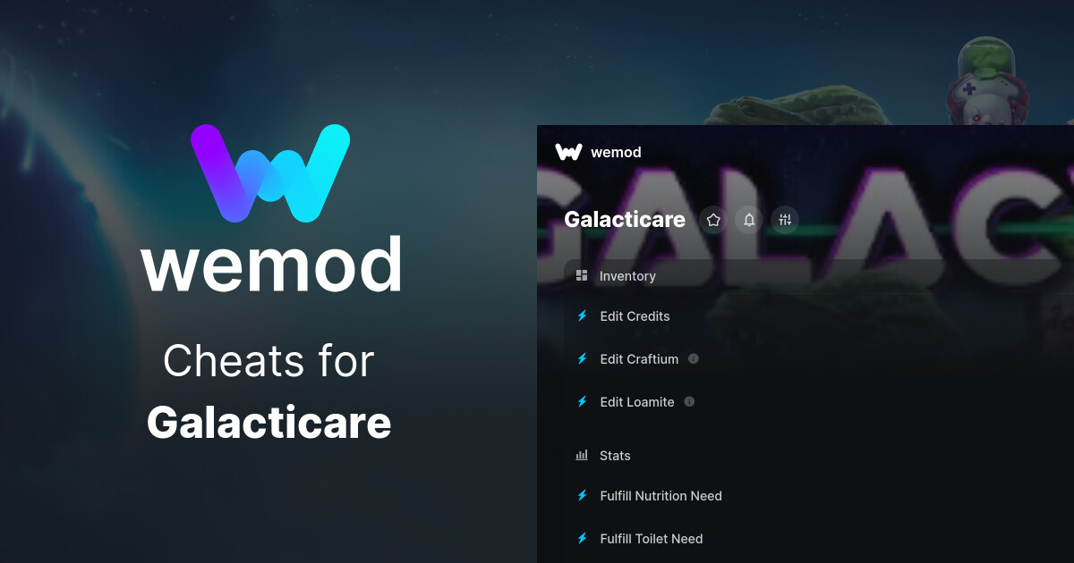 Galacticare Cheats & Trainers for PC | WeMod