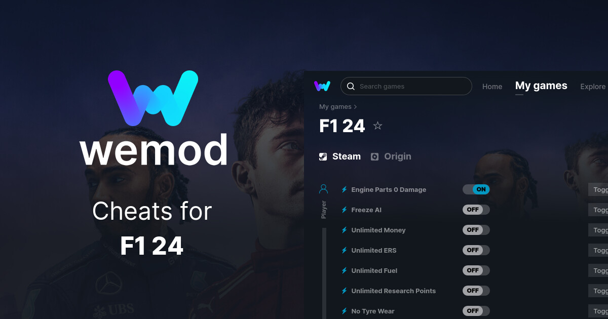 F1 24 Cheats & Trainers for PC | WeMod