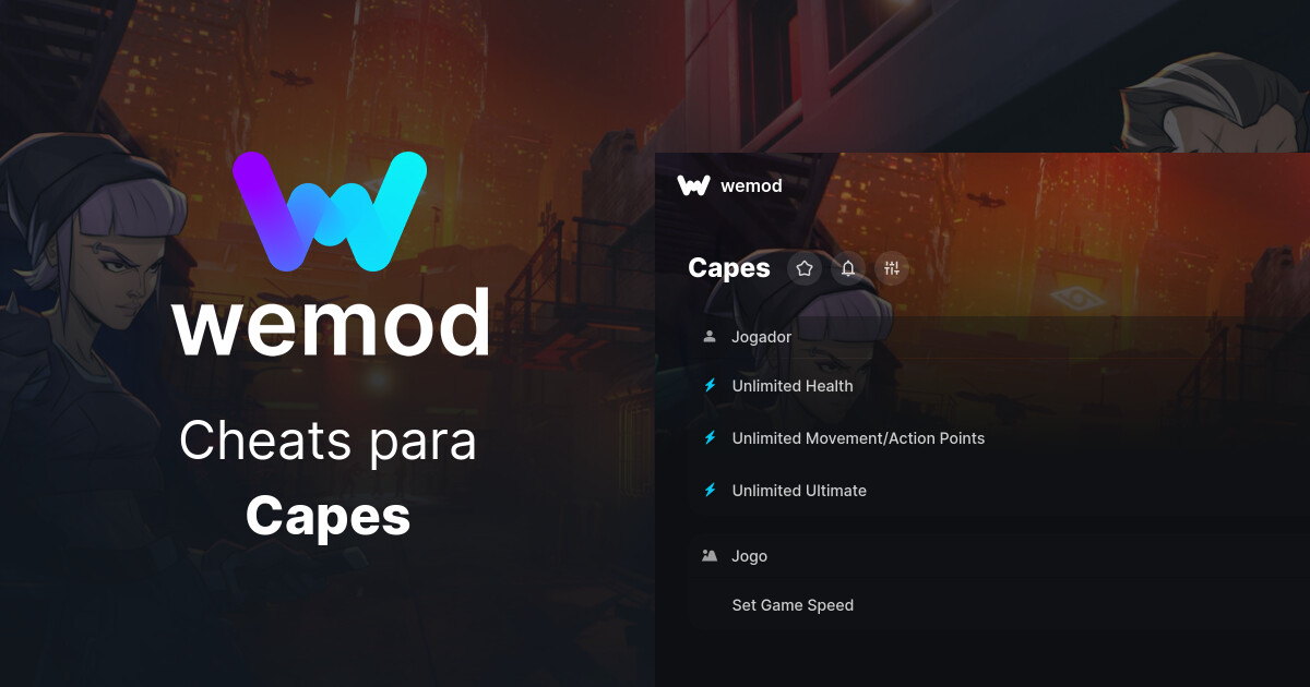 Trapaças e treinadores do Capes para PC | WeMod