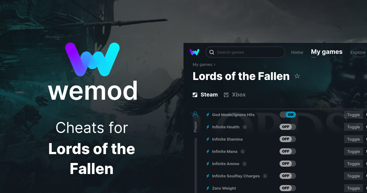 Lords of the Fallen Cheats & Trainers for PC | WeMod