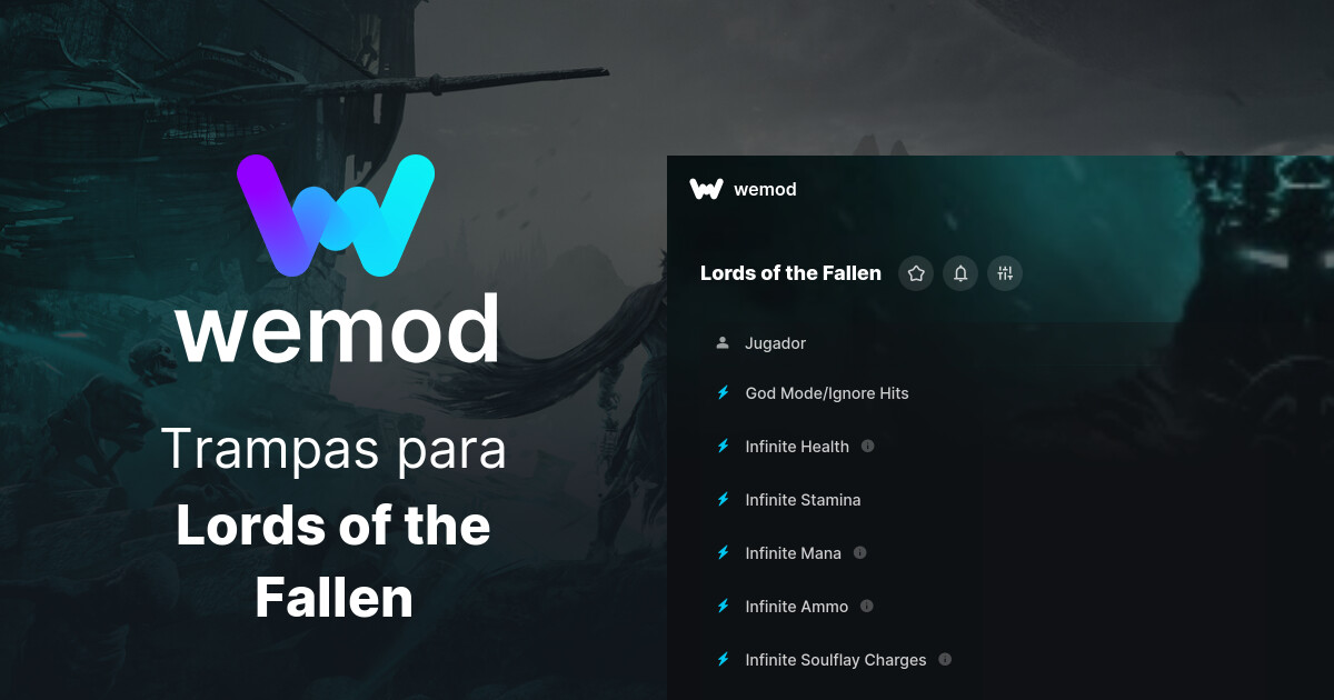Trampas y Trainers de Lords of the Fallen para PC | WeMod