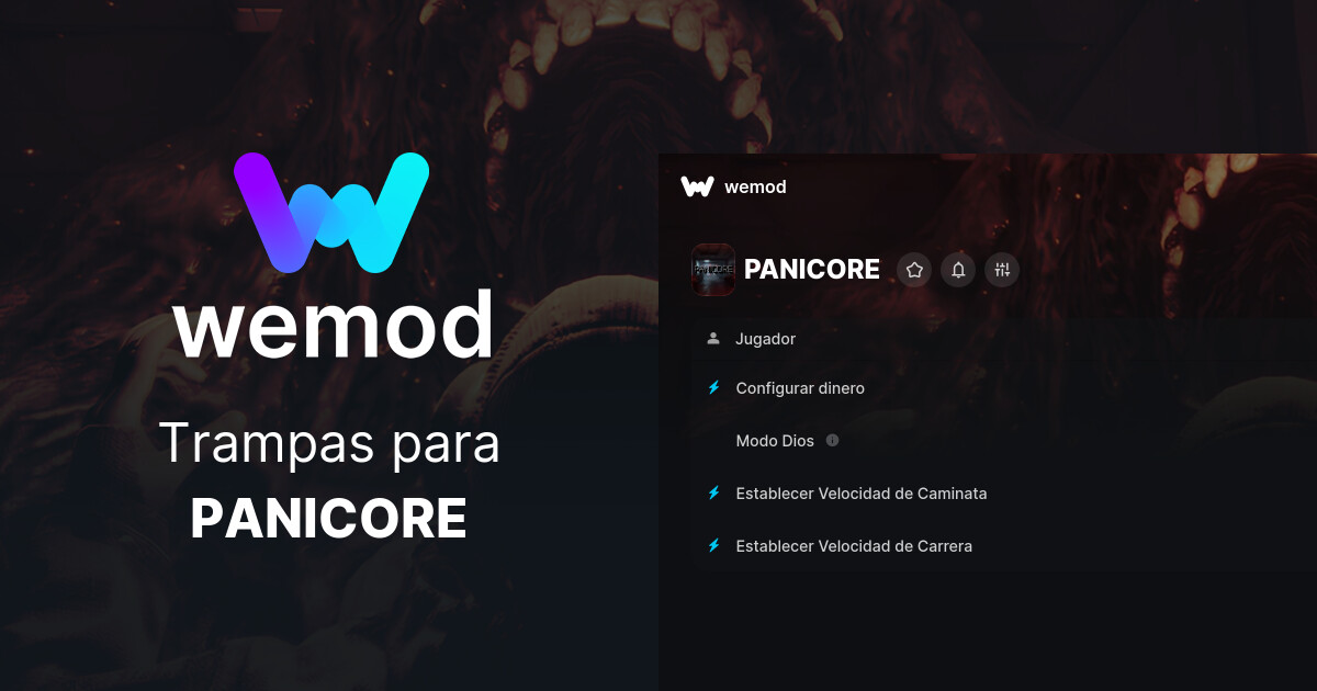Trampas y trainers de PANICORE para PC - WeMod