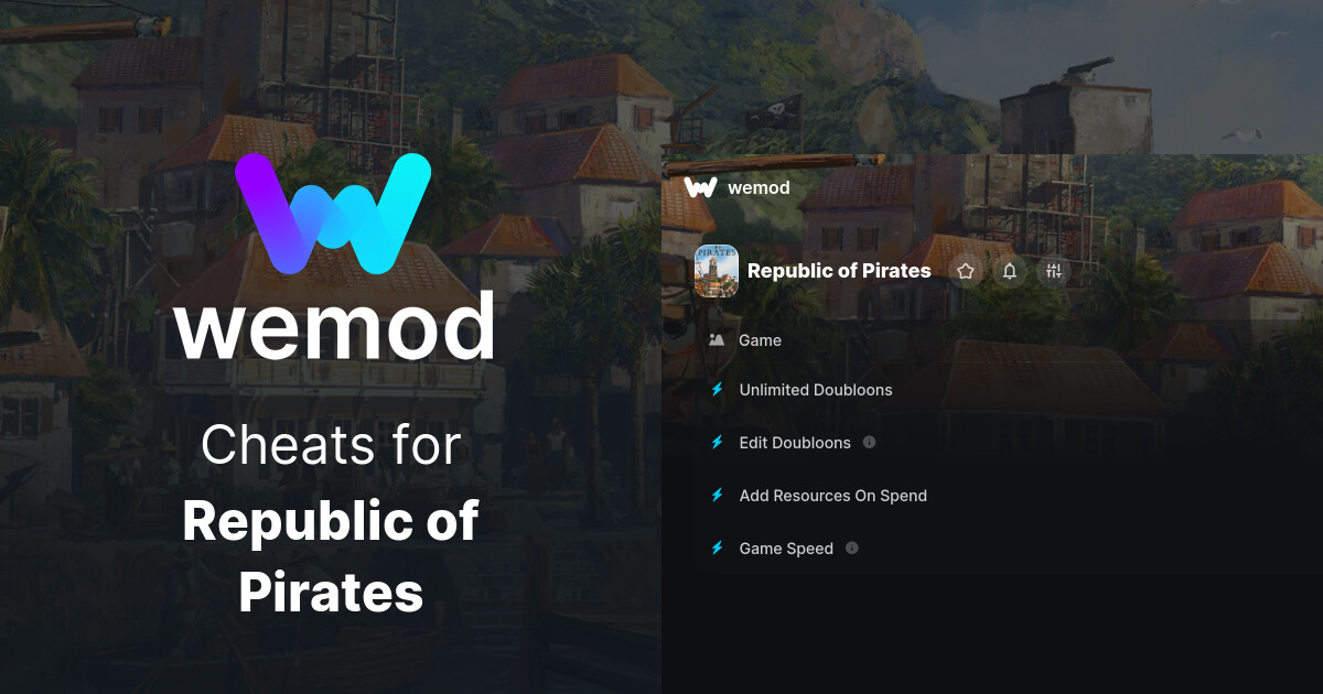 Republic of Pirates Cheats & Trainers for PC | WeMod