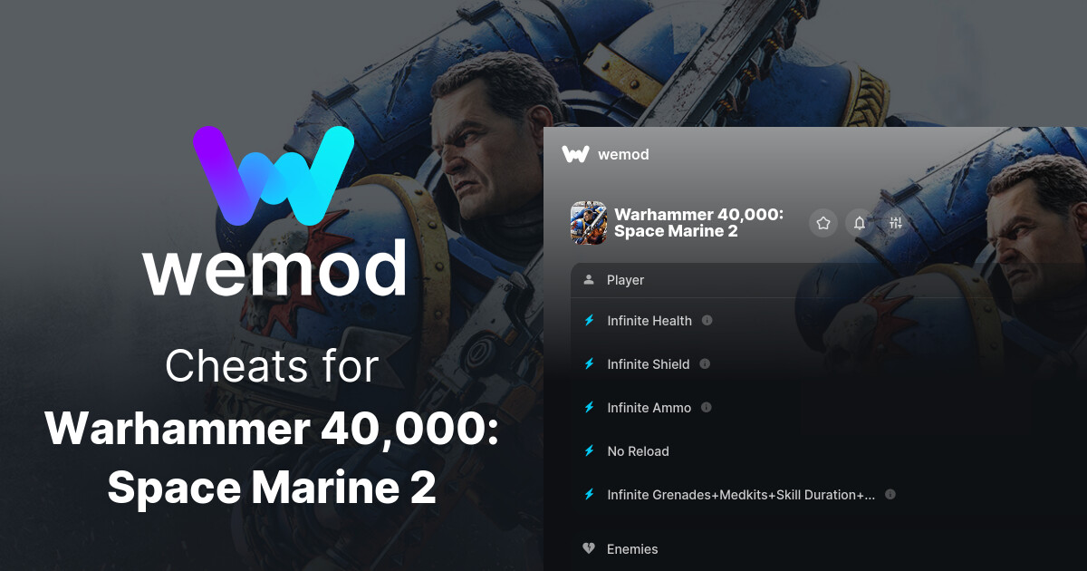 Warhammer 40,000: Space Marine 2 Cheats & Trainers for PC | WeMod