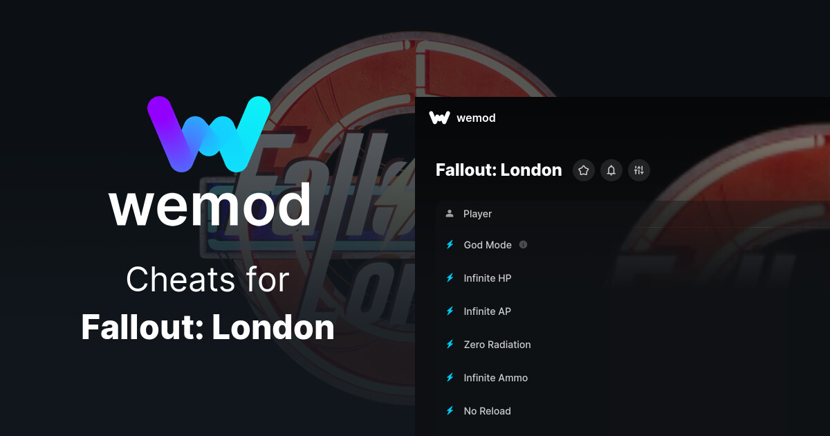 Fallout: London Cheats & Trainers for PC | WeMod