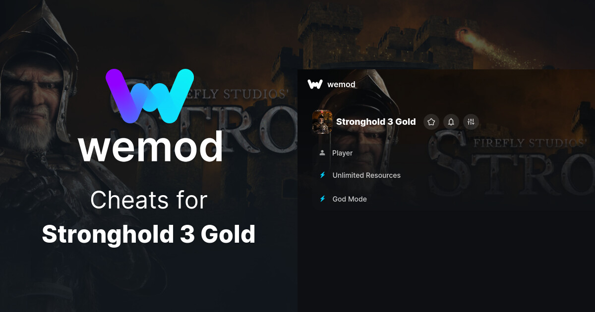 Stronghold 3 Gold Cheats & Trainers for PC | WeMod