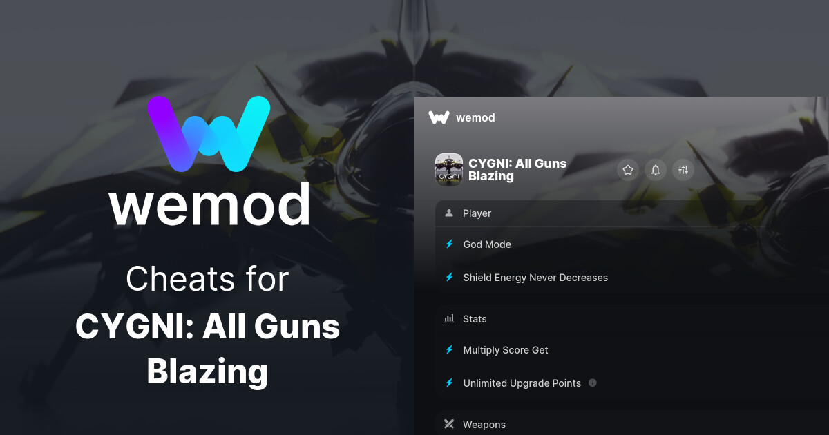 CYGNI: All Guns Blazing Cheats & Trainers for PC | WeMod