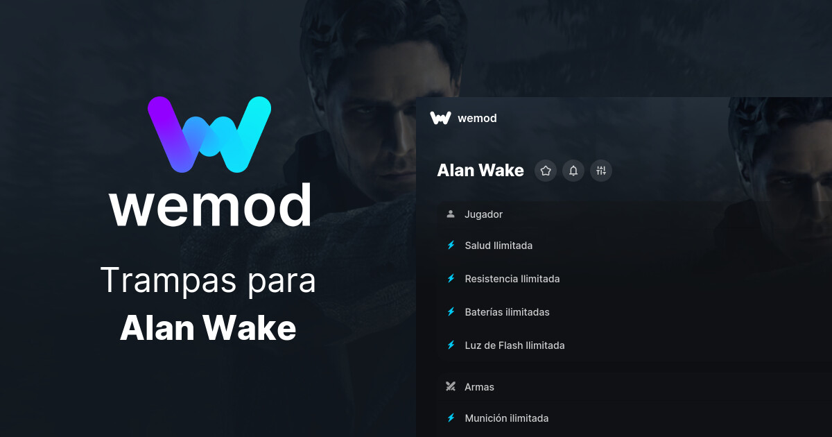 Trampas y Trainers de Alan Wake para PC - WeMod