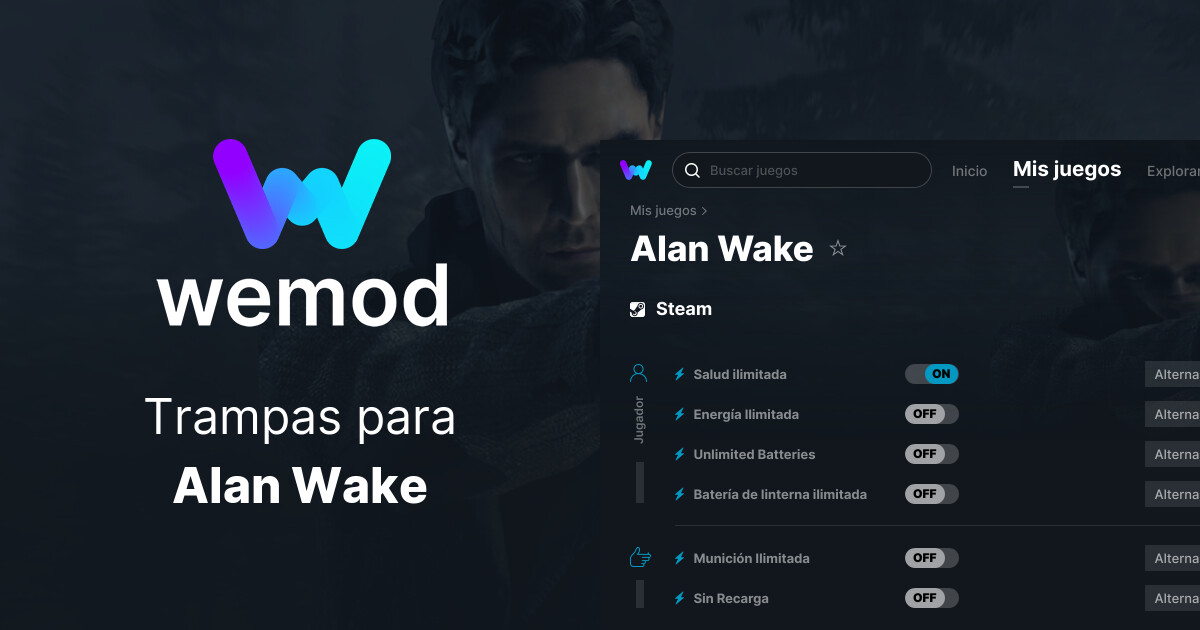 Trampas y Trainers de Alan Wake para PC | WeMod