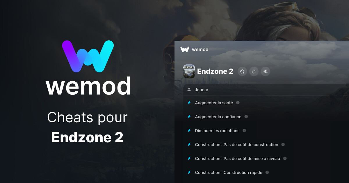 Cheats et trainers pour Endzone 2 sur PC | WeMod