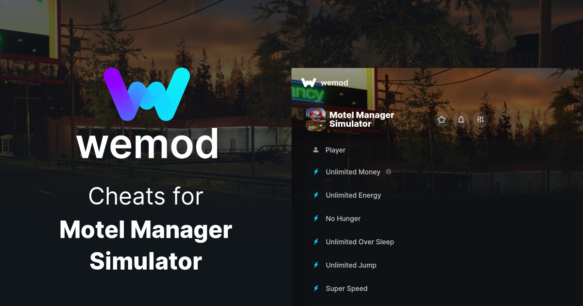 Motel Manager Simulator Cheats & Trainers for PC | WeMod
