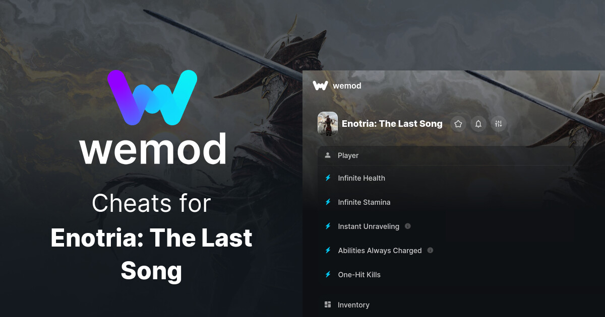 Enotria: The Last Song Cheats & Trainers for PC | WeMod