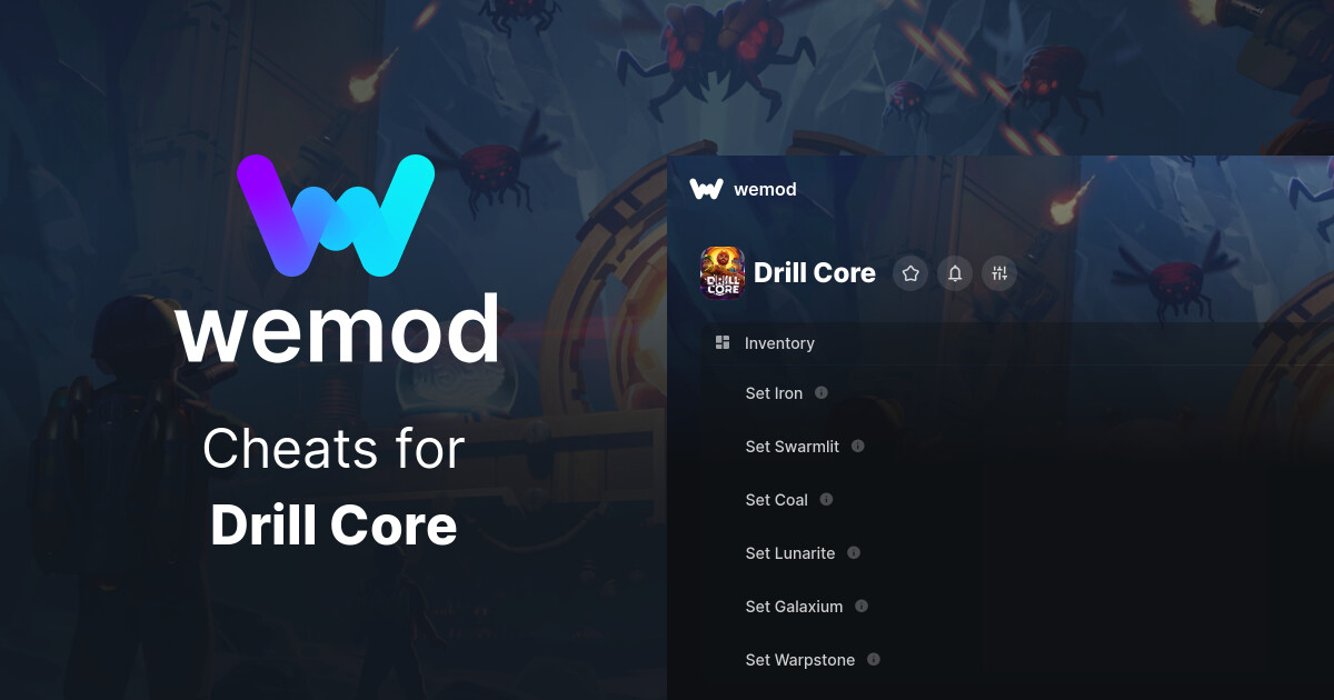 Drill Core Cheats & Trainers for PC | WeMod