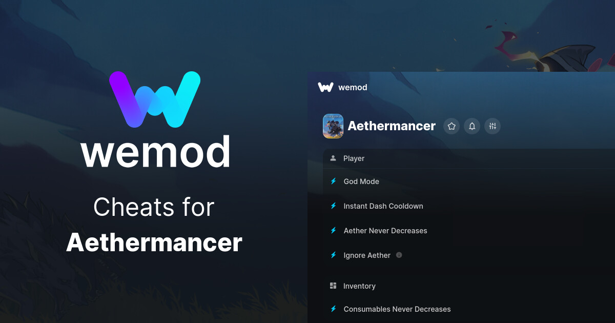 Aethermancer Cheats & Trainers for PC | WeMod