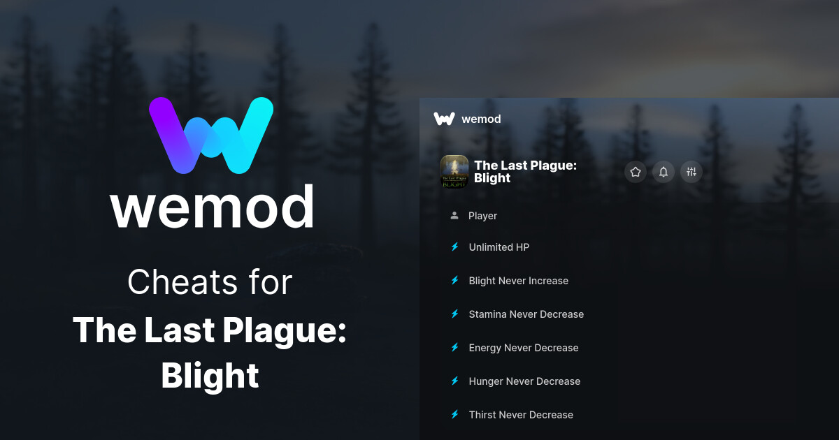 The Last Plague: Blight Cheats & Trainers for PC | WeMod