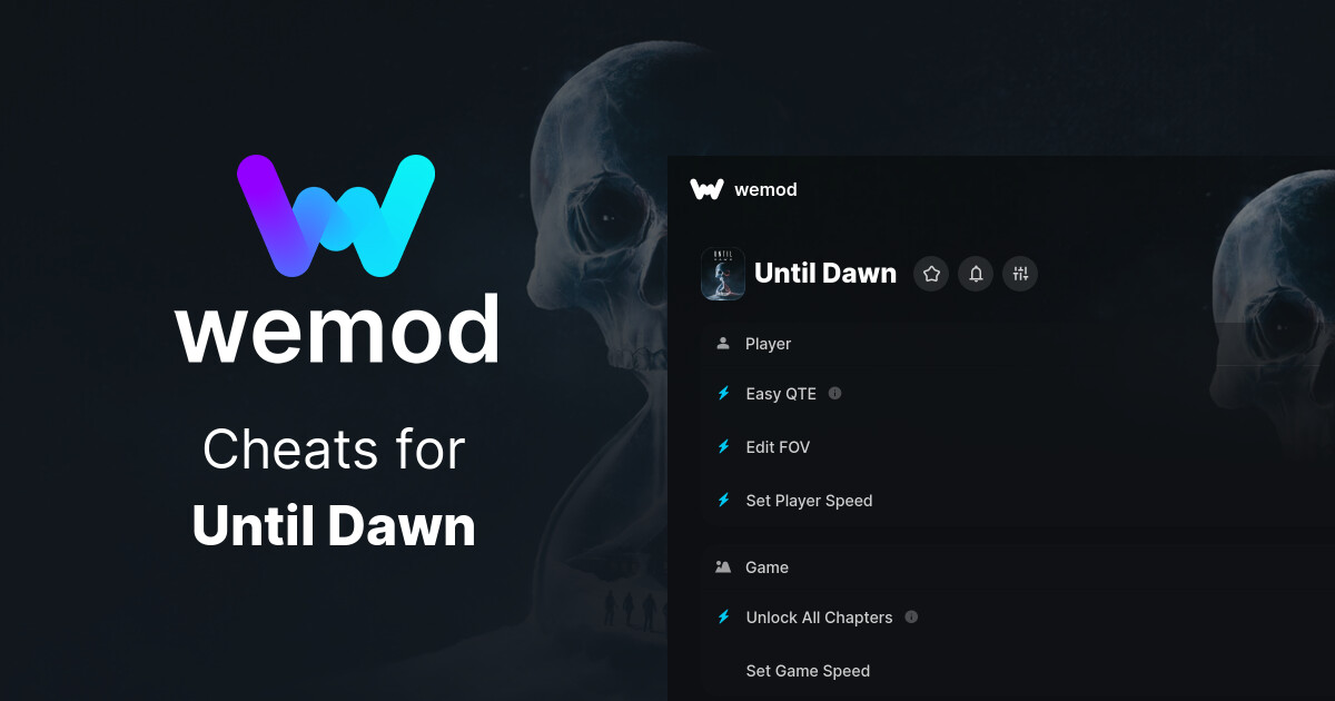 Until Dawn Cheats & Trainers for PC | WeMod