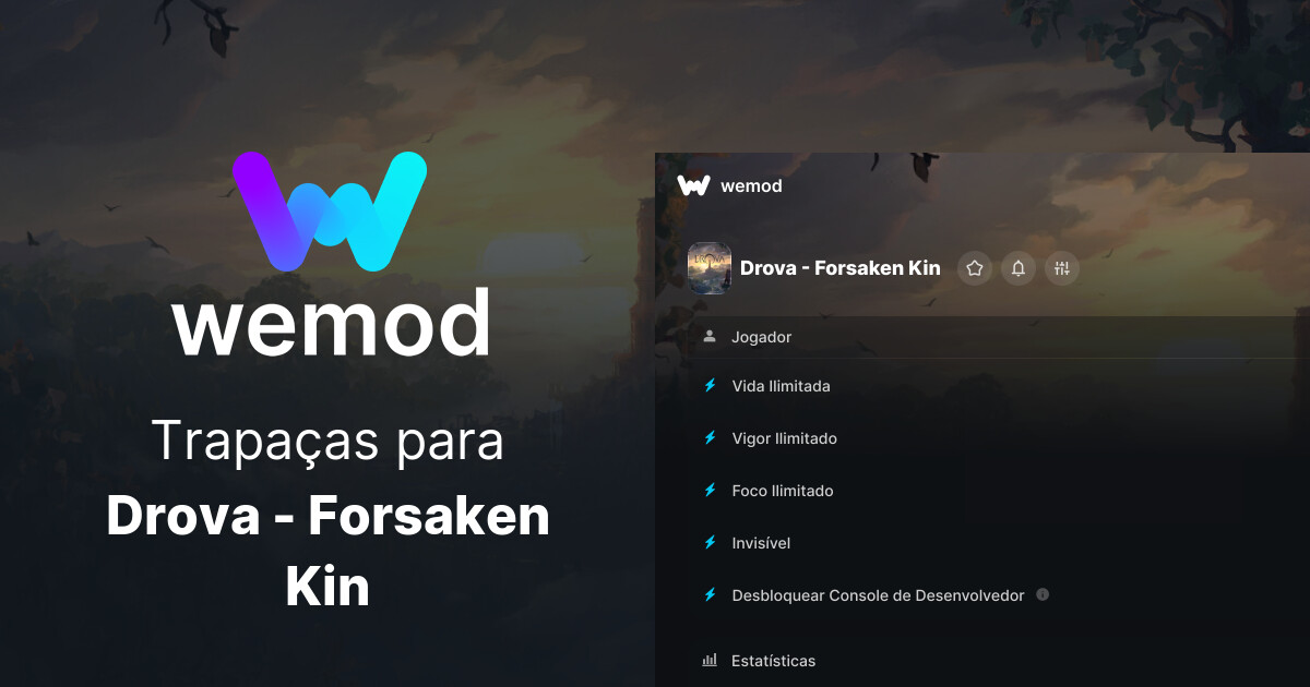 Trapaças e treinadores do Drova - Forsaken Kin para PC | WeMod