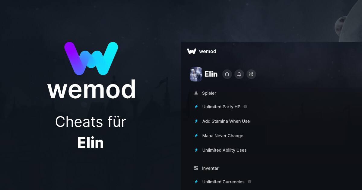 Elin Cheats und Trainer für PC - WeMod