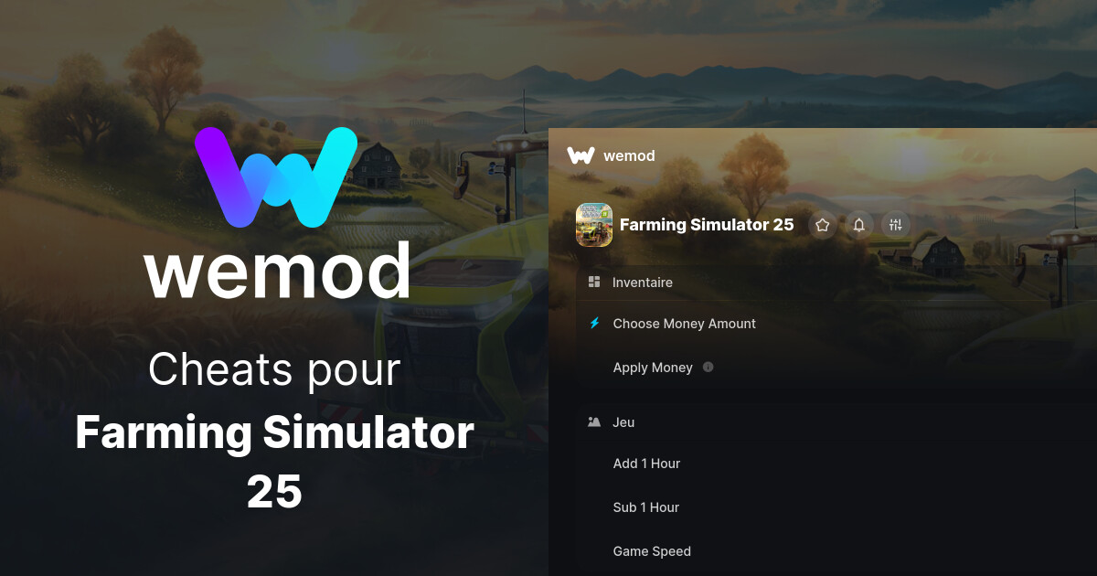 Succès Steam pour Farming Simulator 25 – WeMod
