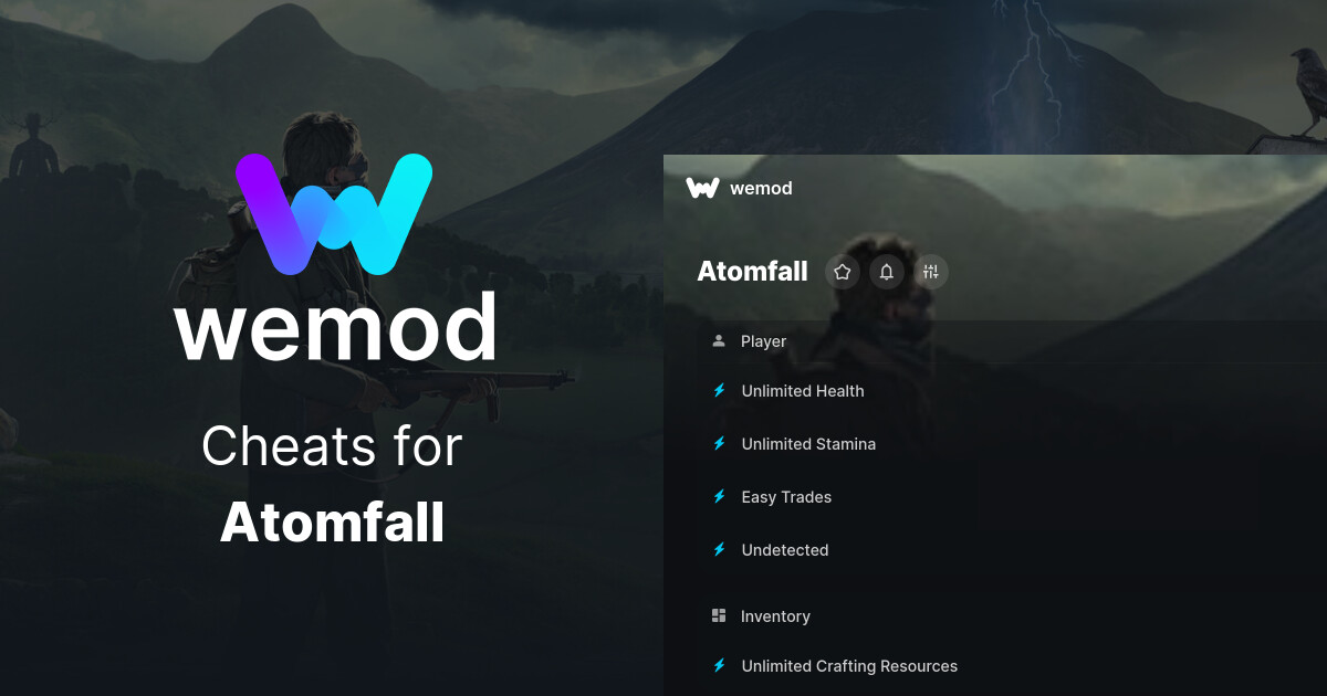 Atomfall Cheats & Trainers for PC | WeMod