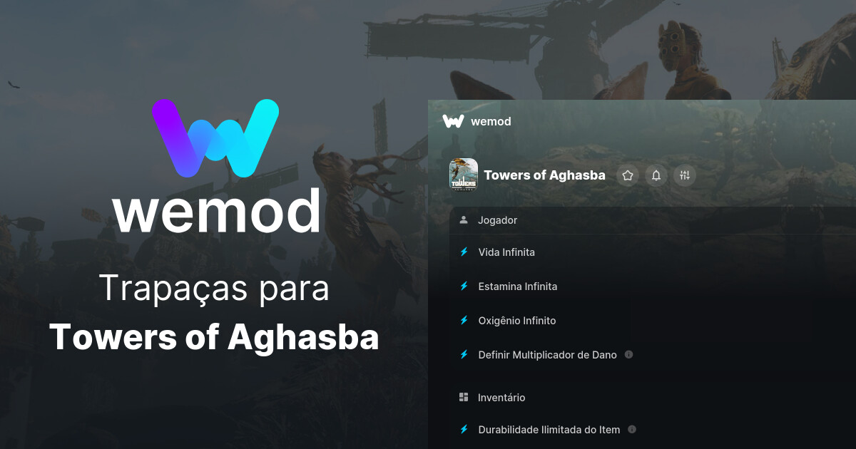 Trapaças e treinadores do Towers of Aghasba para PC | WeMod