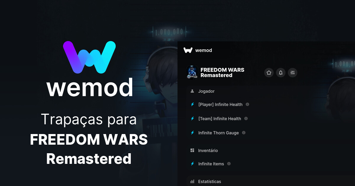 Conquistas de FREEDOM WARS Remastered para Steam | WeMod